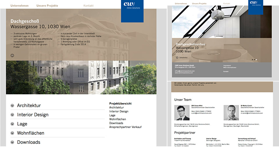 CW Immo Solutions - Webdesign Lisa Vrabec & Loan Pham Duc